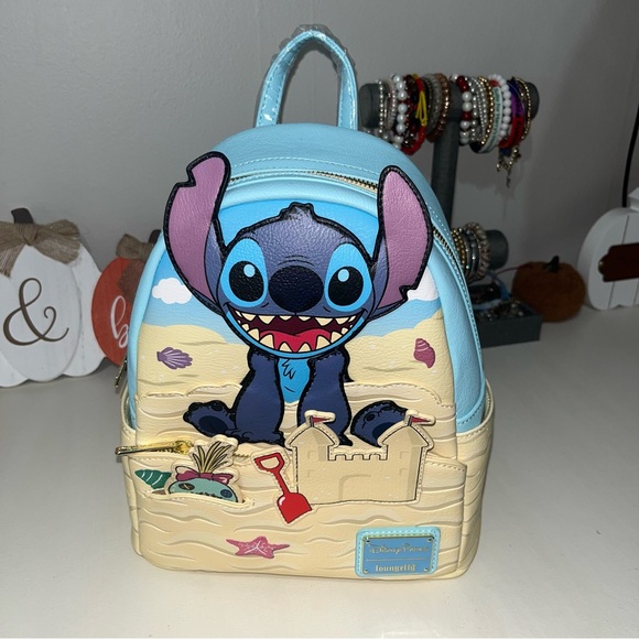 Loungefly | Bags | Loungefly Disneys Lilo And Stitch Sand Castle Mini ...